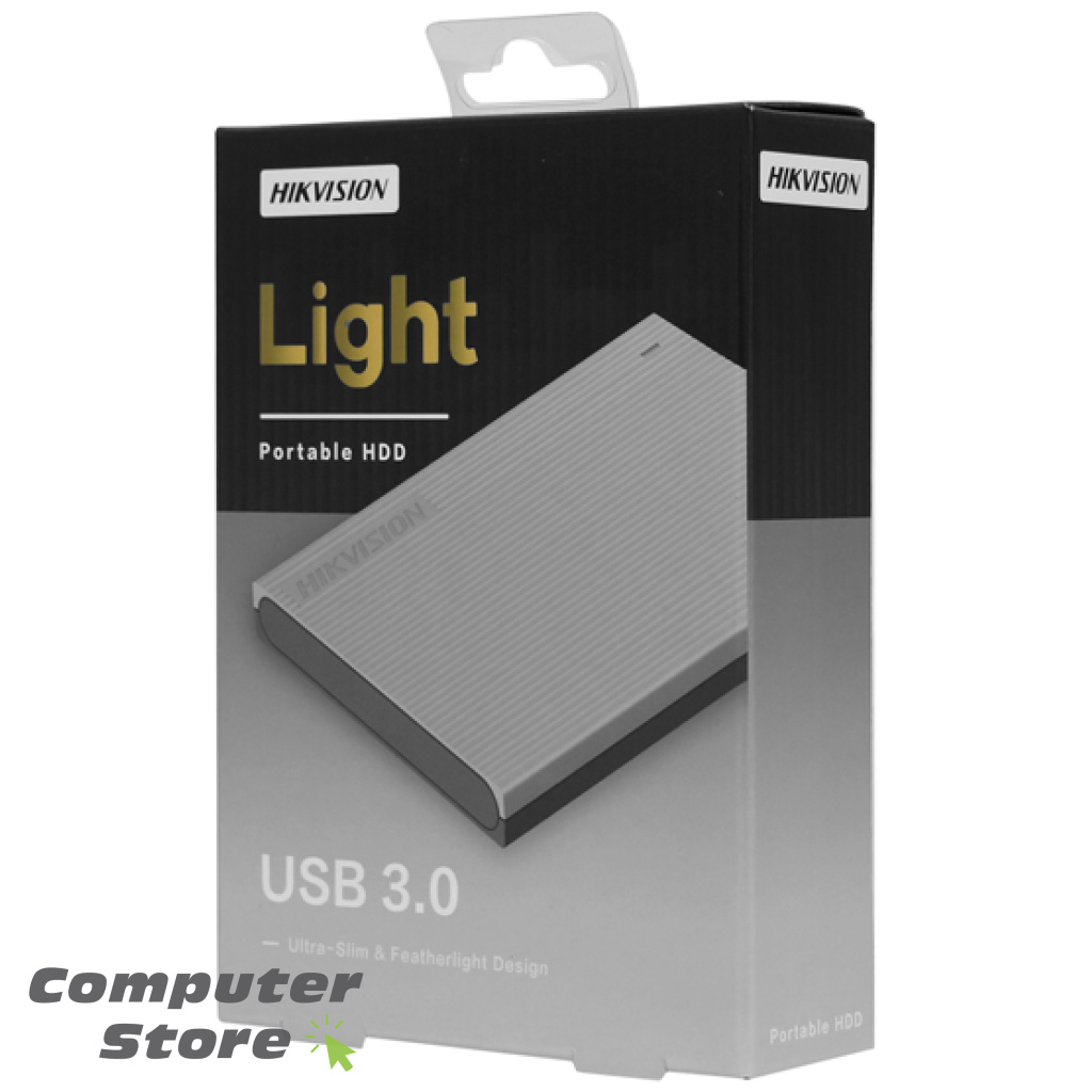 HikVision External HDD 2TB USB 3.0 - Grey Rubber Casing - Computer ...