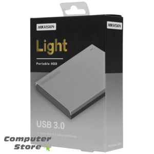 HikVision External HDD 2TB USB 3.0 - Grey Rubber Casing - Computer ...